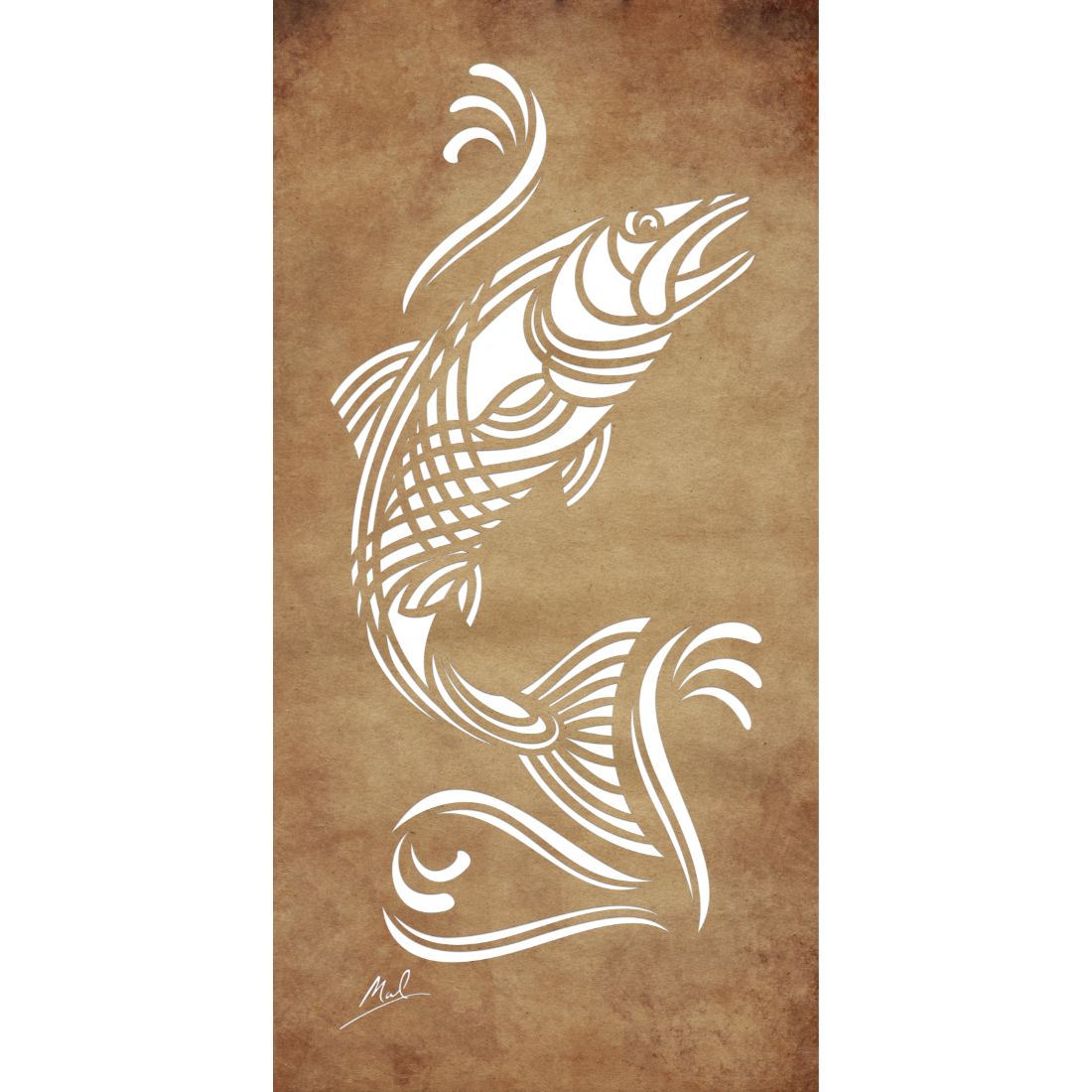 SmartScreen Privacy Screen Leaping Salmon 1.6mm Corten 600 x 1200mm ...