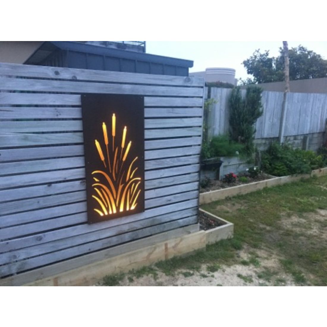 SmartScreen Privacy Screen Bulrush Woodgrain Black 600 x 1200mm ...