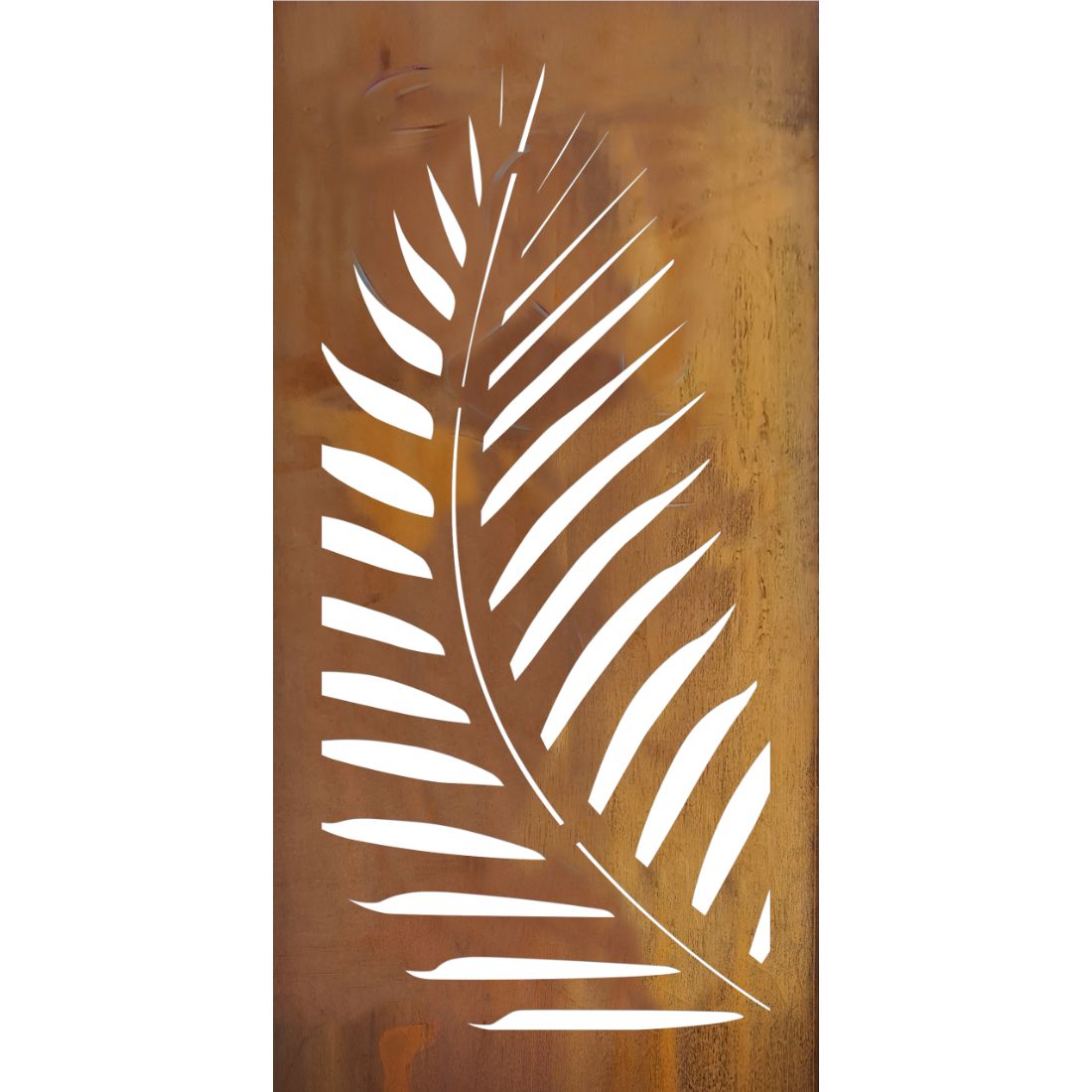 SmartScreen Privacy Screen Fern Corten Rust Steel 1200 x 2400 x 3mm ...