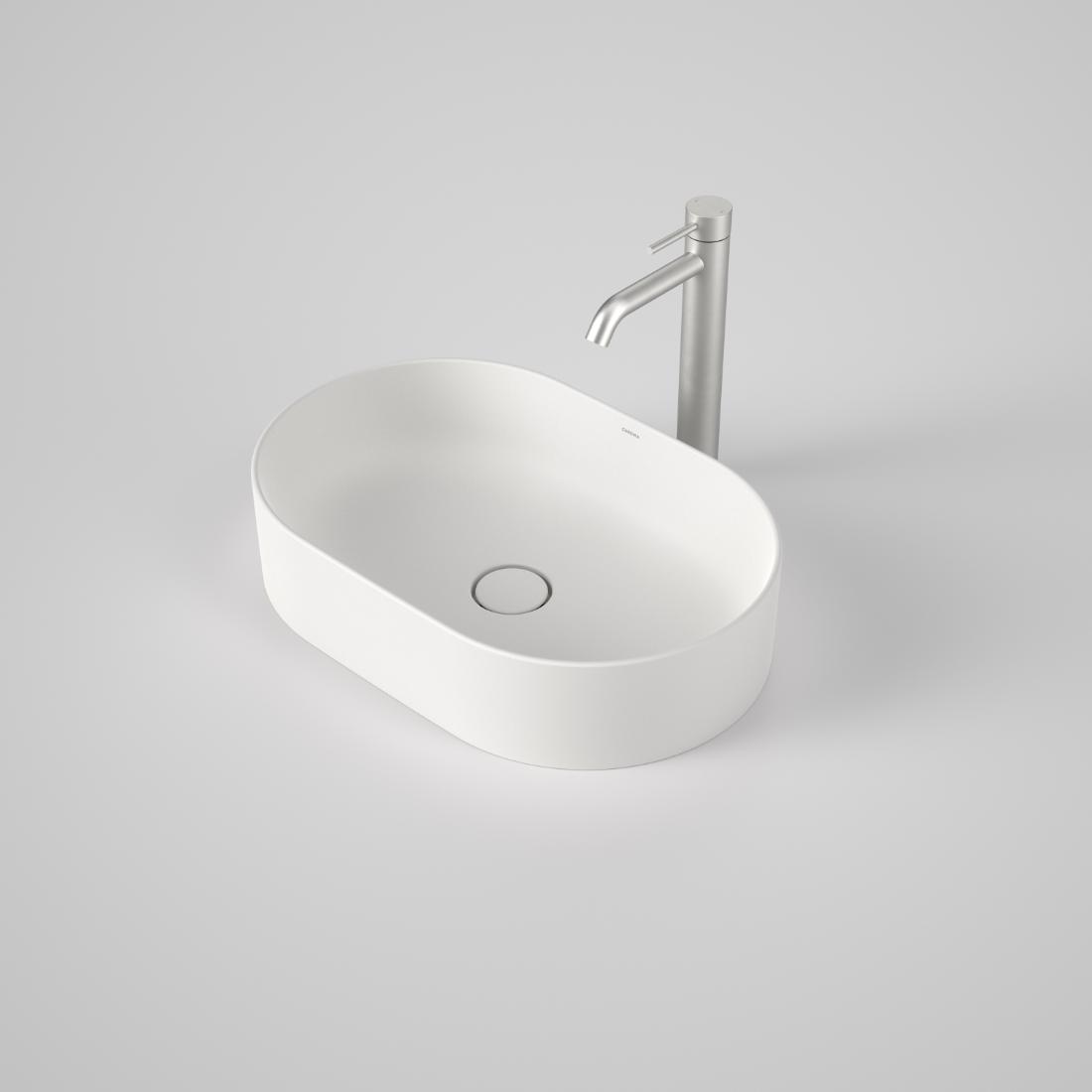 Liano II Pill Above Counter Basin 530mm Matt White | PlaceMakers NZ