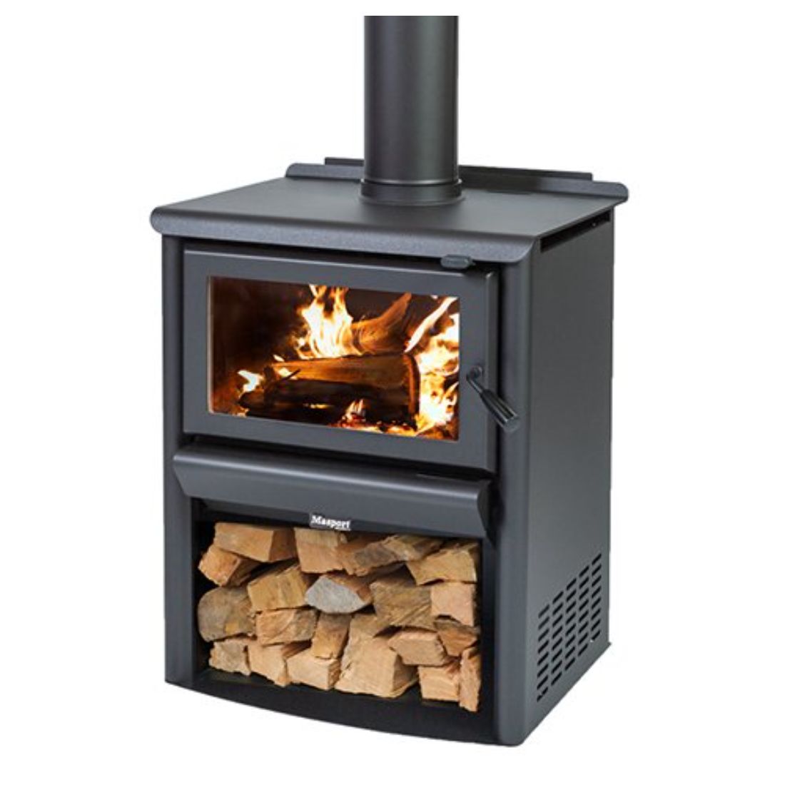 R3000 Wood Fire and Flue Pack Rural Wood Stacker | PlaceMakers NZ
