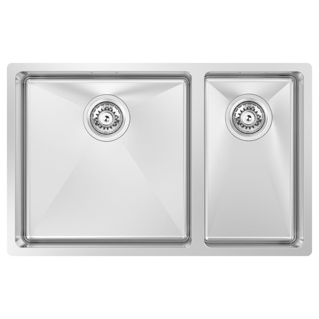 Kitchen Sink Double Bowl 695 x 440mm Left Hand Main Bowl | PlaceMakers NZ