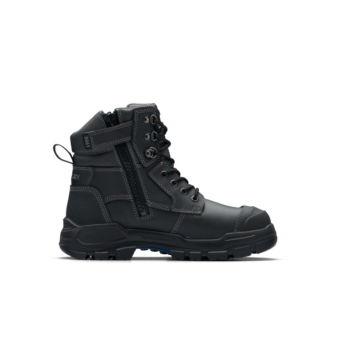 RotoFlex 9061 Zip Safety Boot Black Size 6 | PlaceMakers NZ