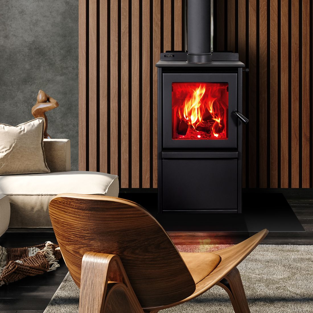 Wood Fire Rad Plus Wet Model | PlaceMakers NZ