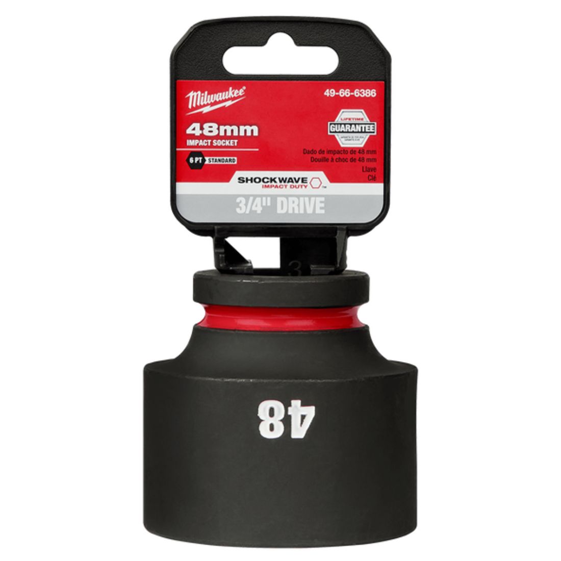 Shockwave Standard 6 Point Impact Socket 3/4 Inch Drive 48mm ...