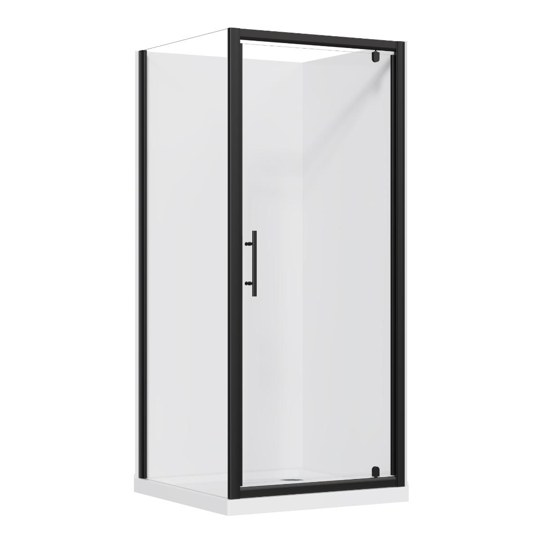 Brighton Offset Waste Flat Liner 1000 x 1000mm 2 Sided Black ...