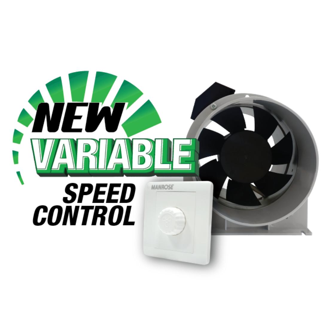 Hyper150 EC Axial Inline Extraction Fan 150mm Variable Speed Control ...