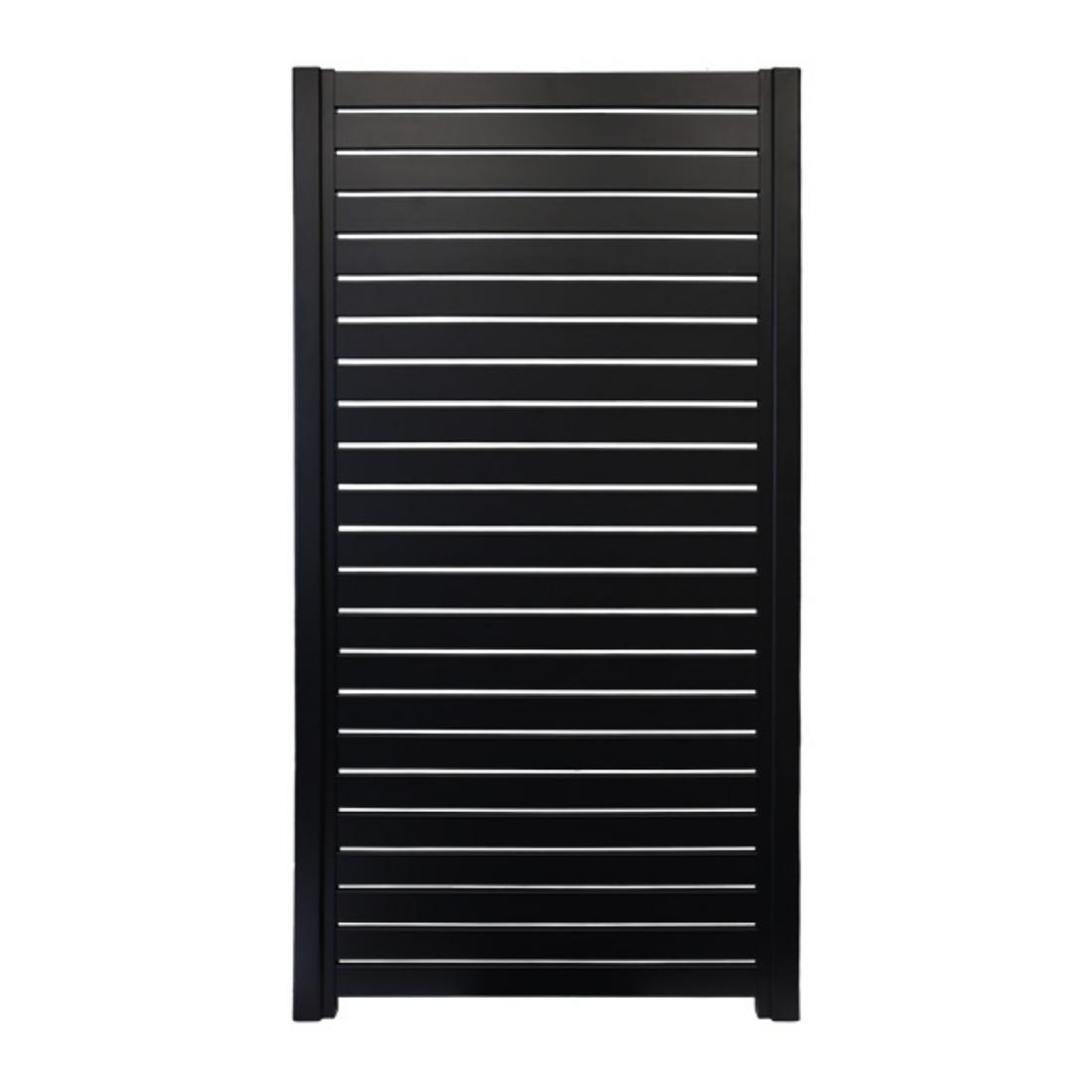 Valla Series Slat Gate 1.8m x 0.9m 65mm Black | PlaceMakers NZ
