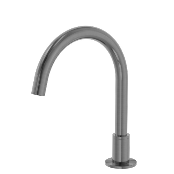 Kara Bath Spout Hob Mounted Gun Metal | PlaceMakers NZ