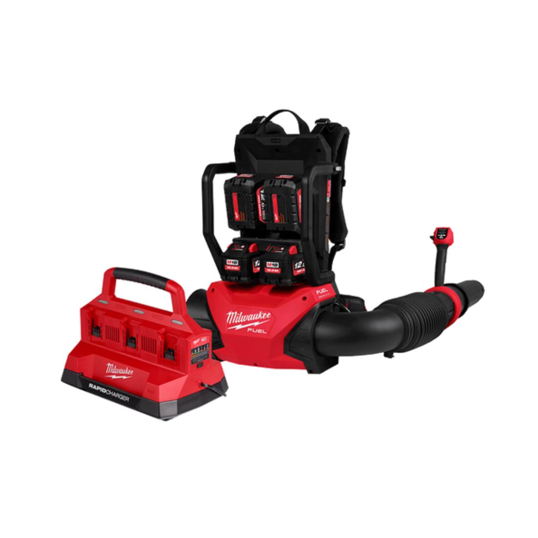 M18 Fuel Dual Battery Backpack Blower Kit 4x 12Ah | PlaceMakers NZ