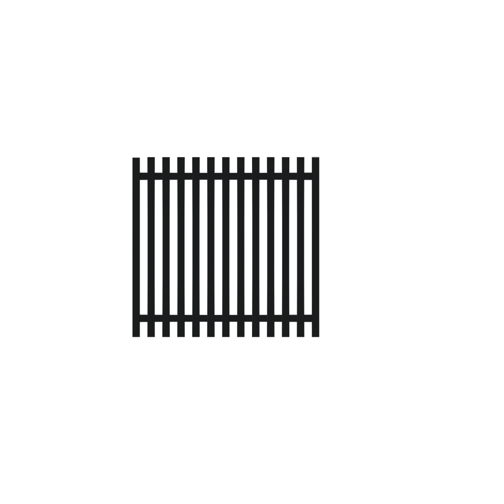 Alpha Kitset Gate 1200 x 1250mm Black | PlaceMakers NZ