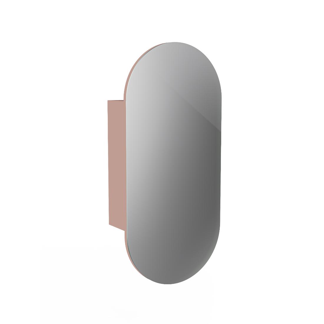 Serenity Figura Pill Mirror Cabinet 600mm With Demister Colour ...